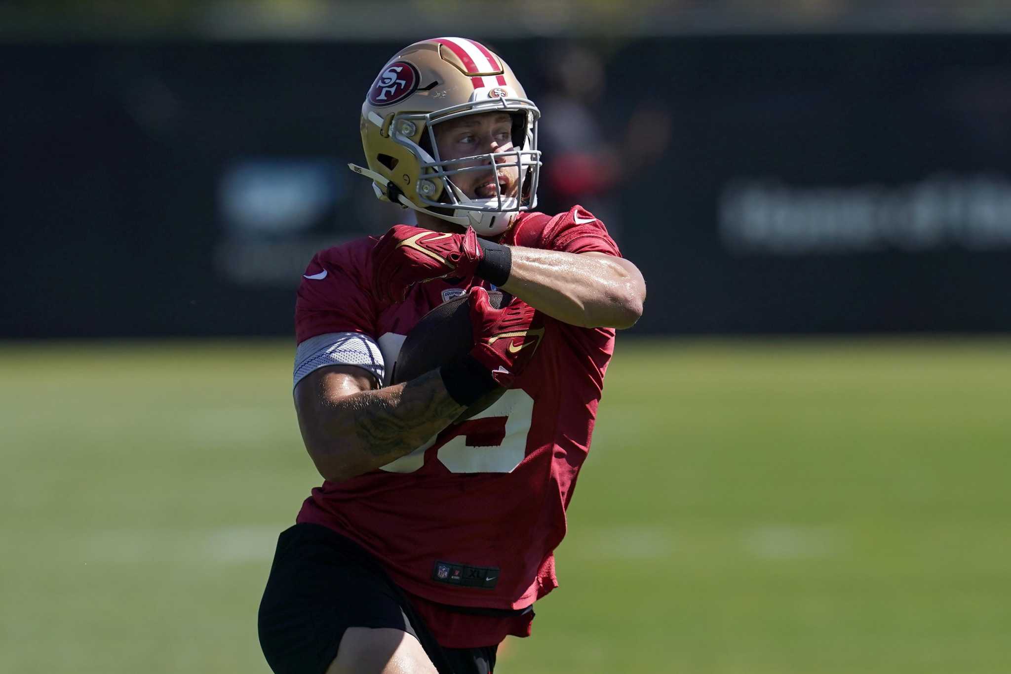 49ers’ George Kittle misses practice, status for season opener uncertain