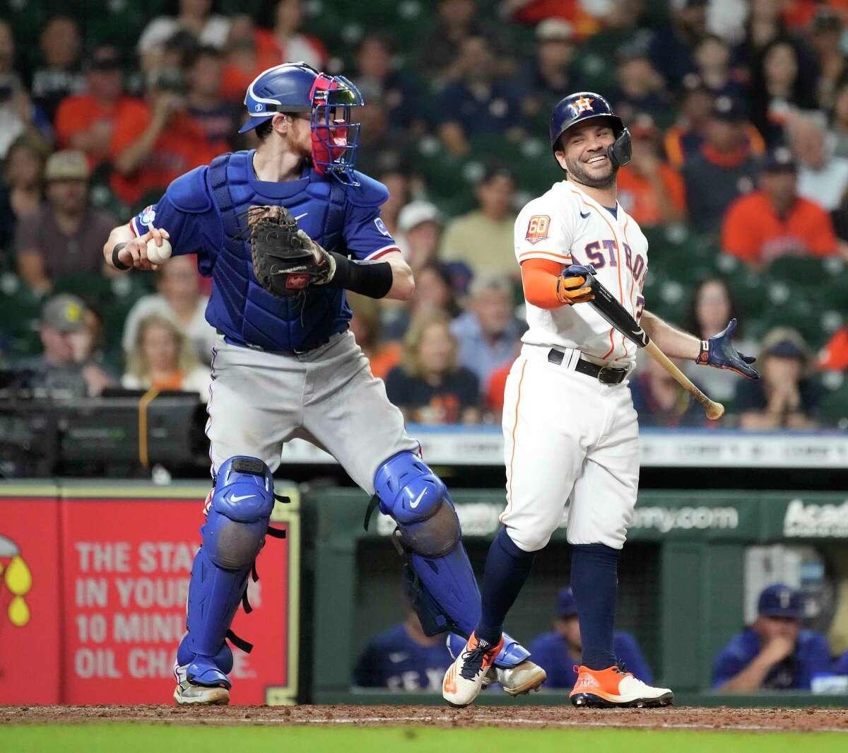 Houston Astros overcome miscues, top Texas Rangers in finale