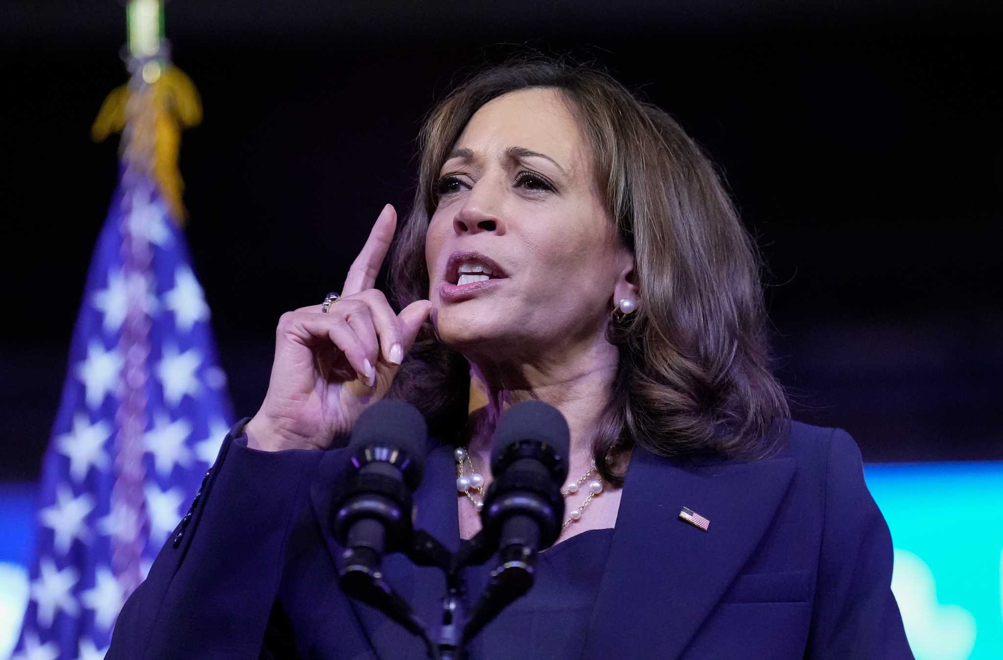 In Houston, VP Harris urges people of faith to defend democracy