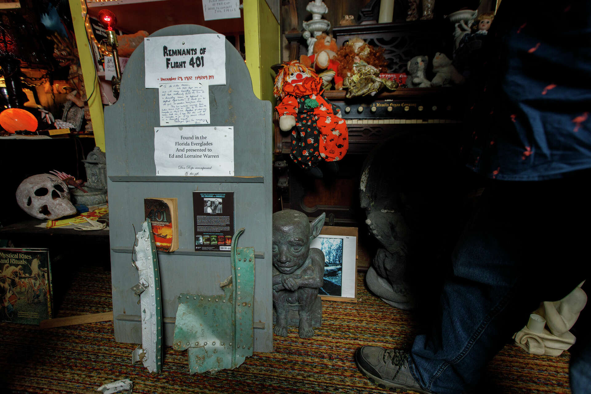 Annabelle and a video tour of the Warrens' Museum before Paracon