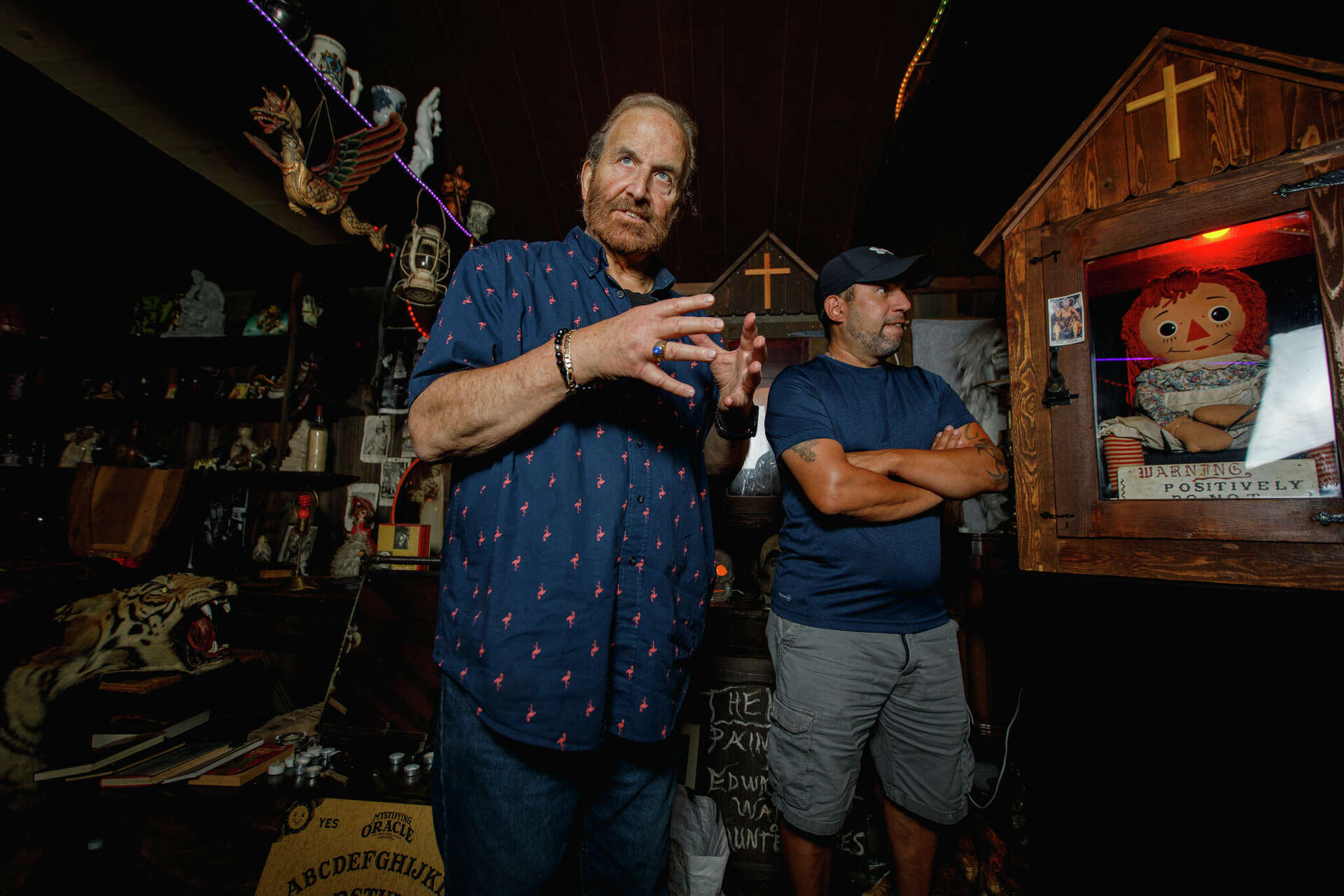 Annabelle and a video tour of the Warrens' Museum before Paracon