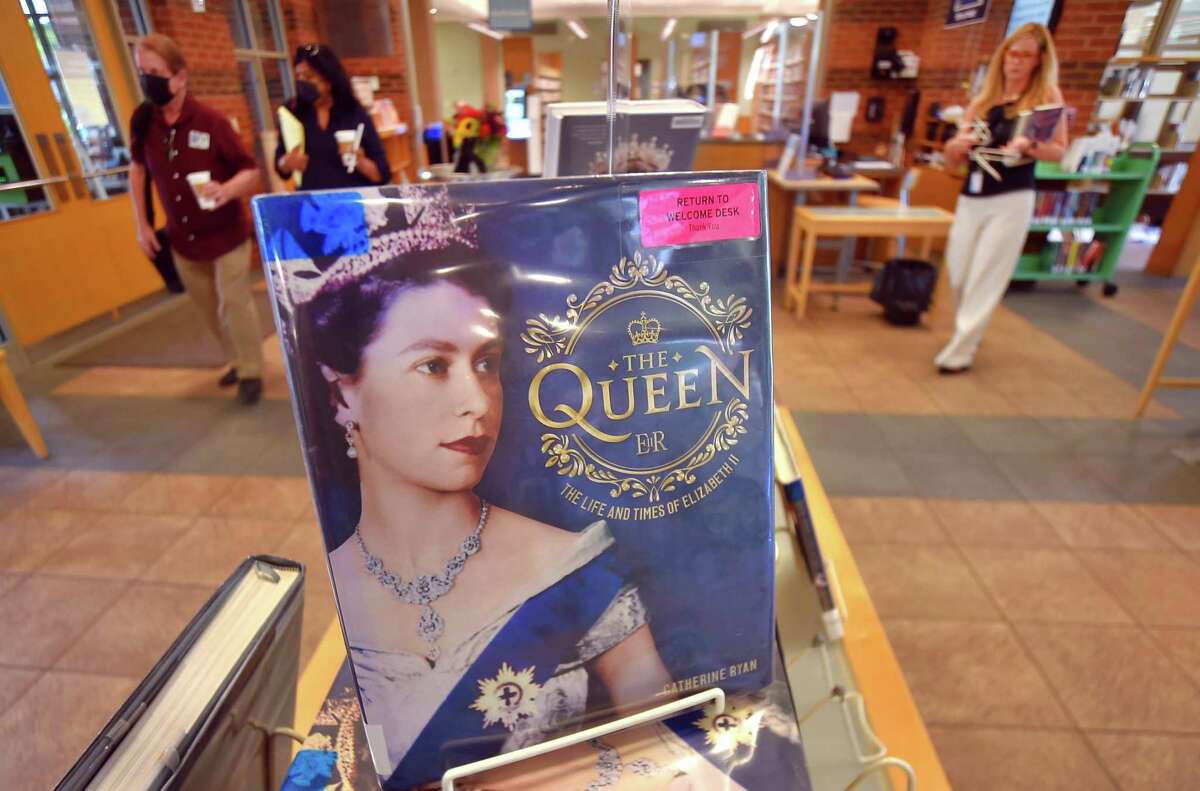 In Photos: Darien Library pulls together book display on Queen Elizabeth II