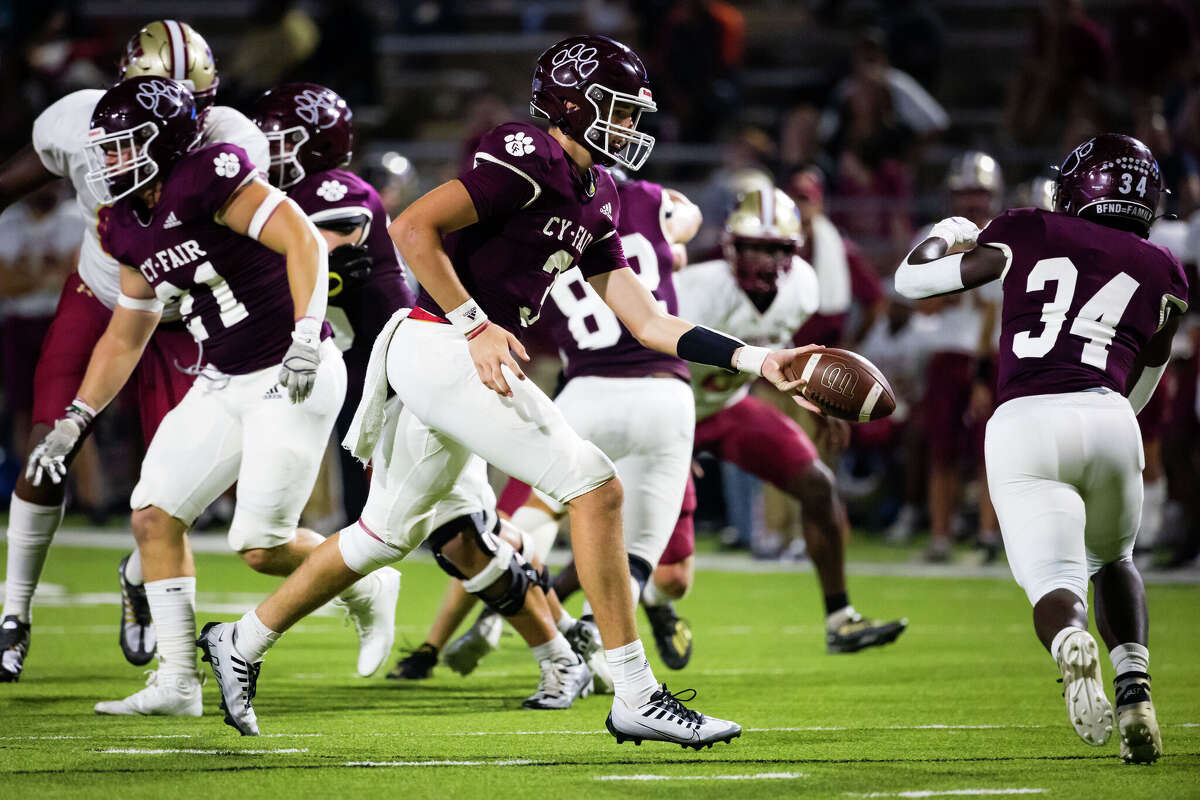 Cy-Fair Bobcats roll past Cypress Woods Wildcats
