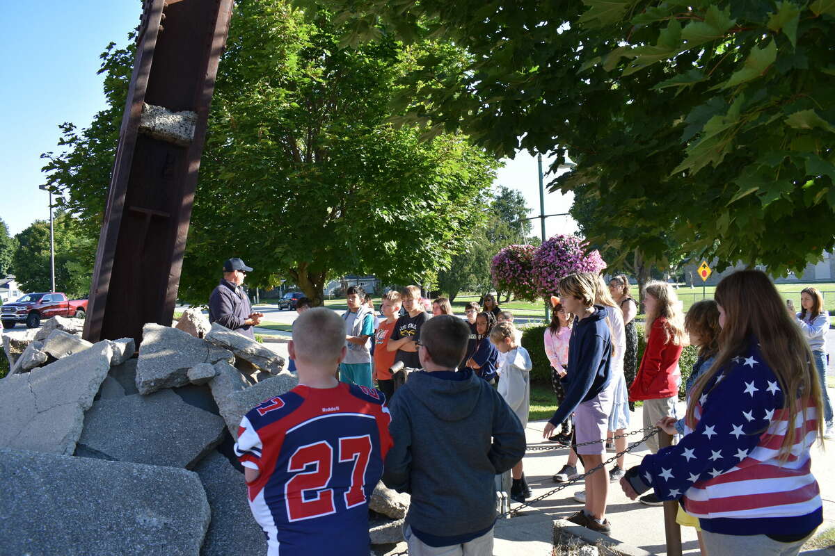 Big Rapids Middle School students attend 9/11 memorial