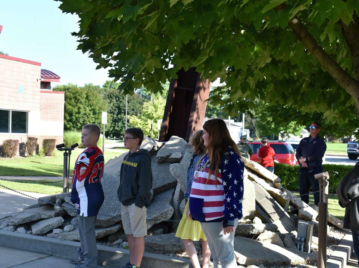 Big Rapids Middle School students attend 9/11 memorial