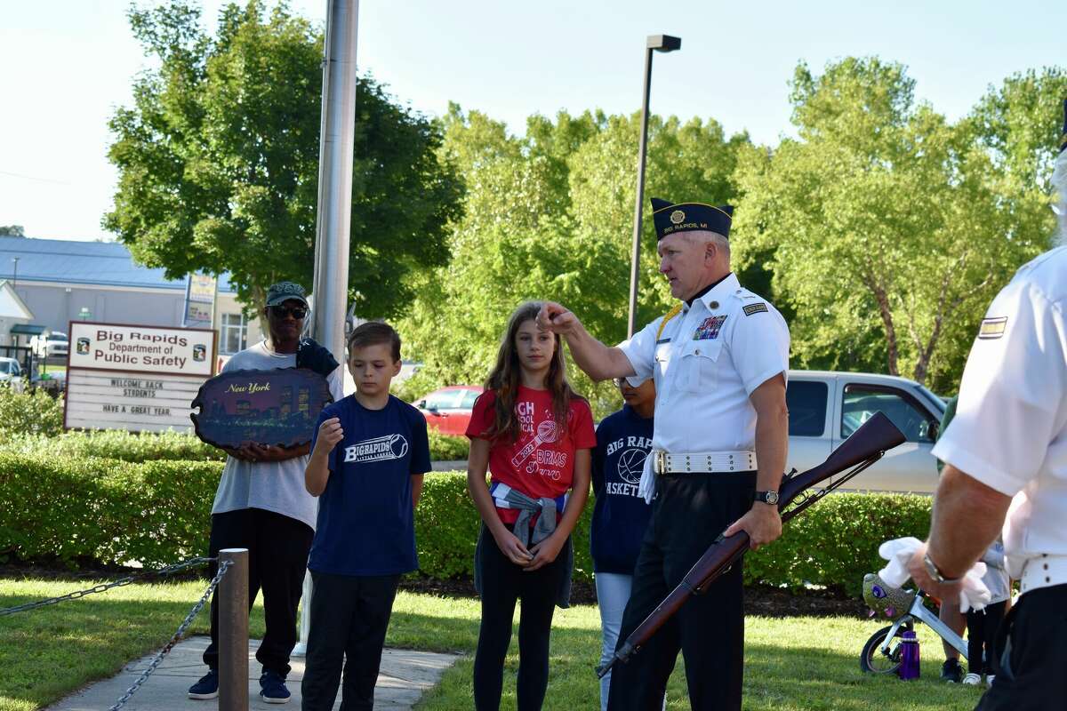 Big Rapids Middle School students attend 9/11 memorial