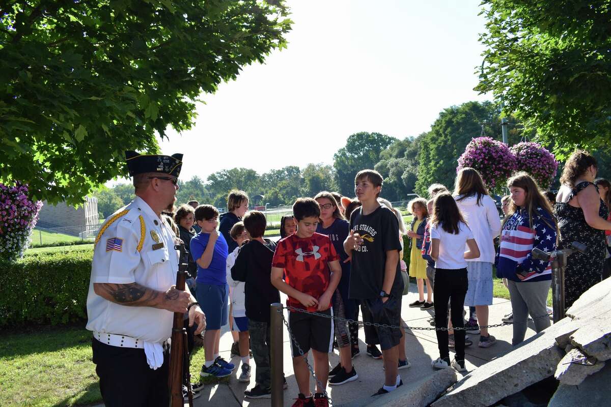 Big Rapids Middle School students attend 9/11 memorial