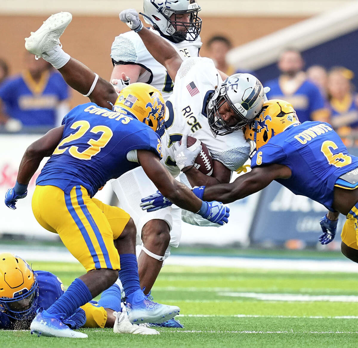 T.J. McMahon, Rice Owls rout McNeese State Cowboys