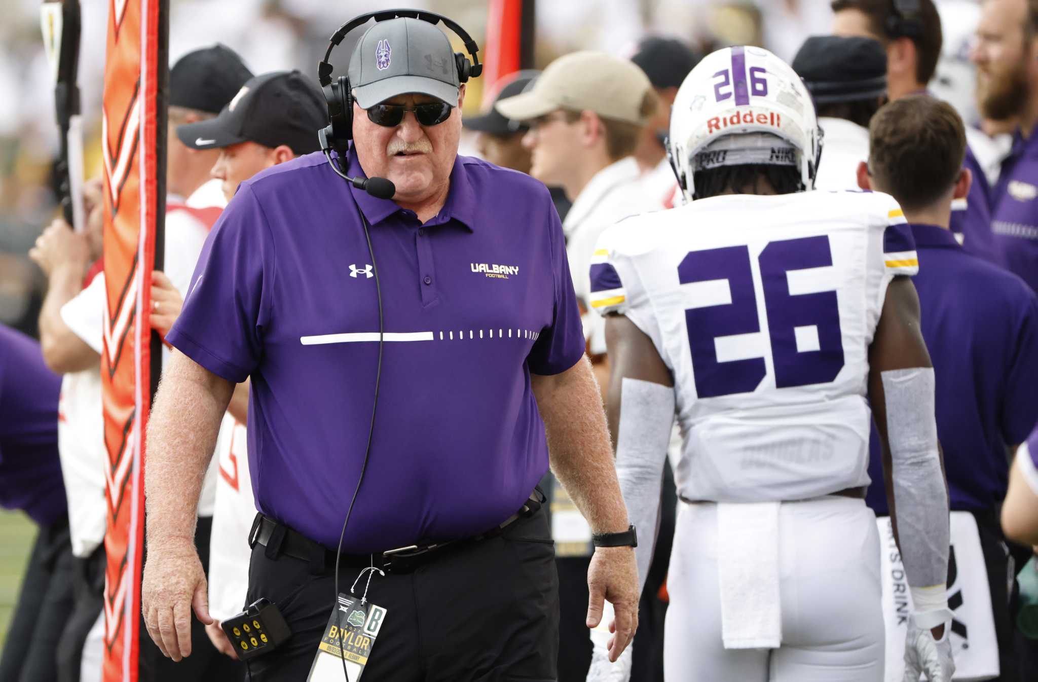 UAlbany football coach 'much better' after illness