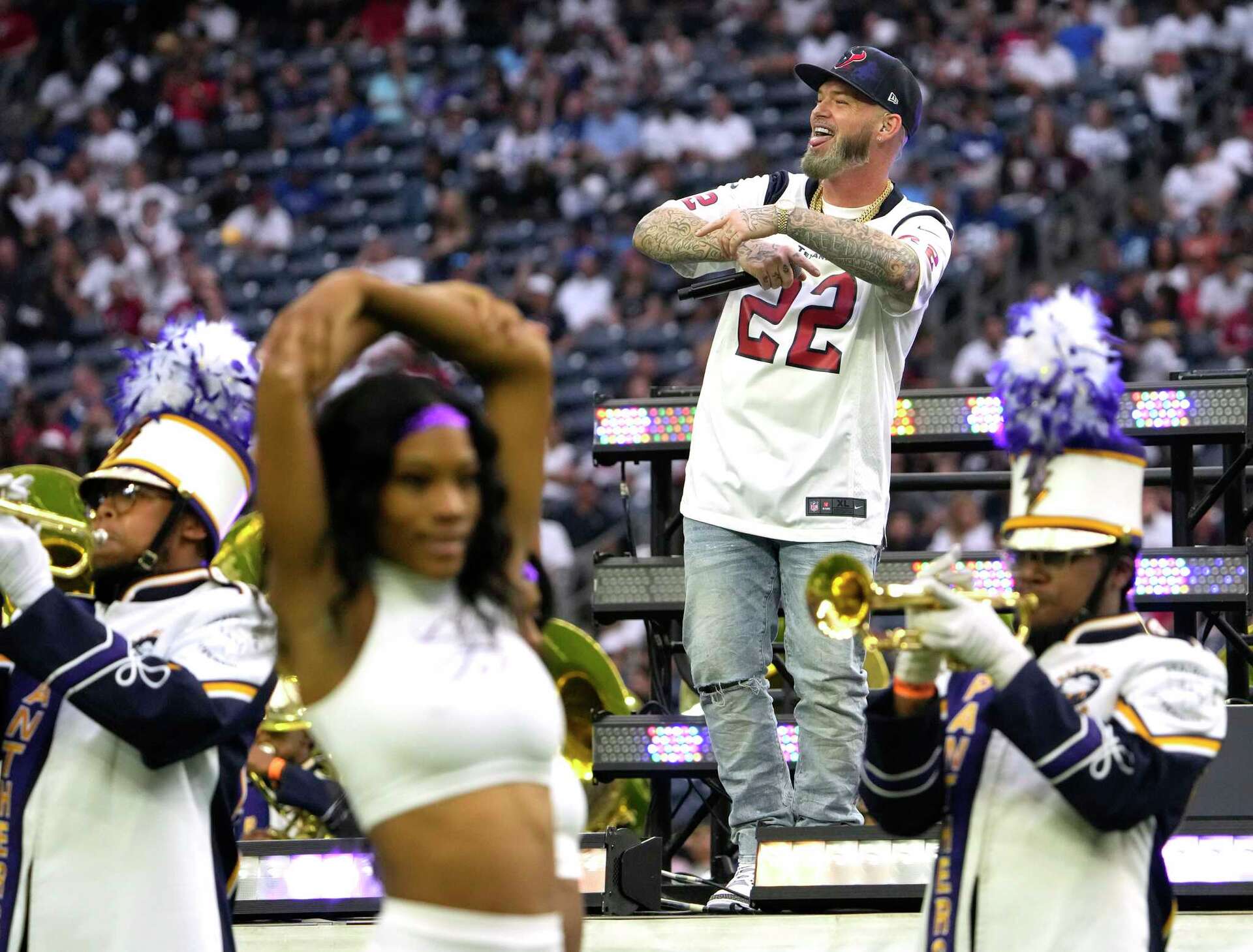 Paul Wall, Prairie View A&M band's halftime show for Texans