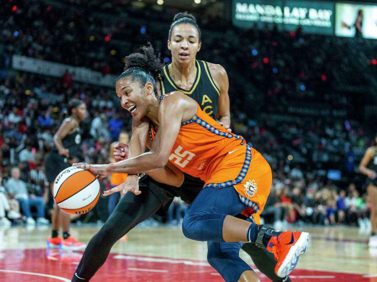 UConn's Kiah Stokes of Las Vegas wins WNBA championship