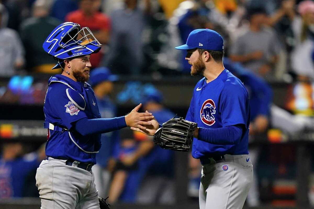 Chicago Cubs catcher P.J. Higgins is a Lyman Hall graduate.