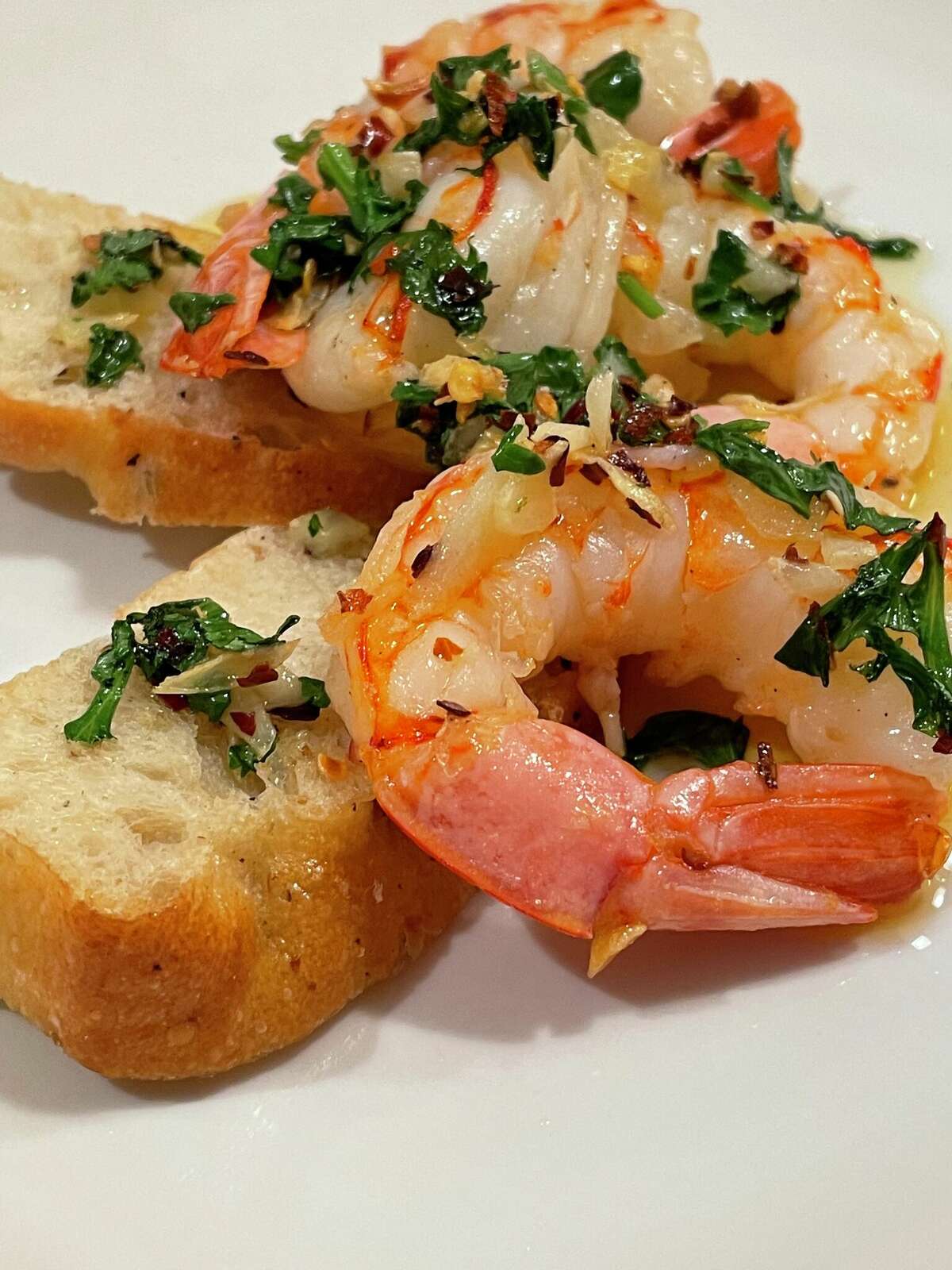 Easy meals for two for empty nesters include Spanish shrimp, apple scones