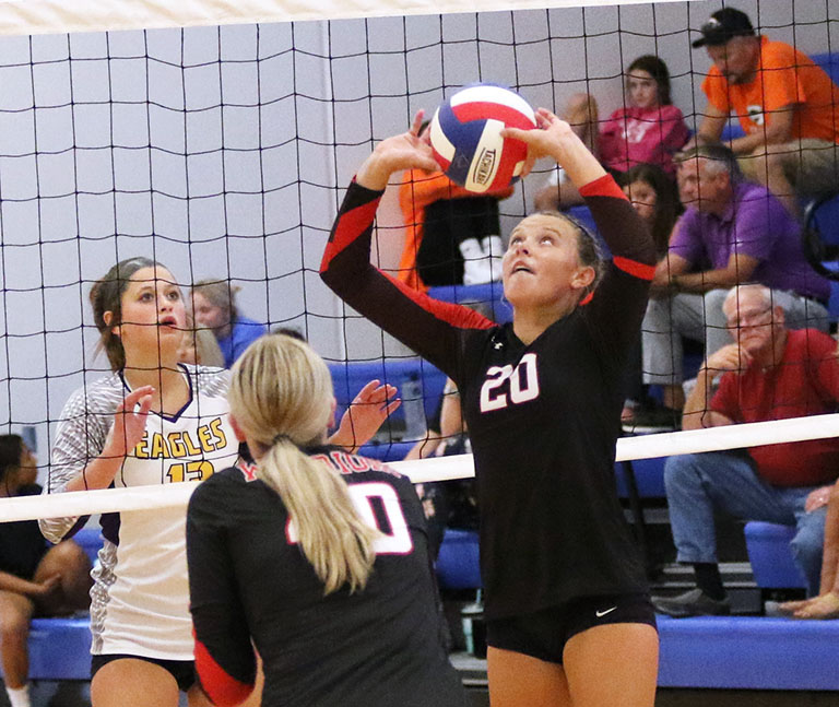 MONDAY VOLLEYBALL ROUNDUP: Calhoun's big week starts with win over Hawks