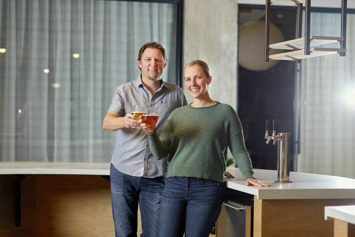 Houston's Baileson Brewing owners unveil a new taproom at the Ion