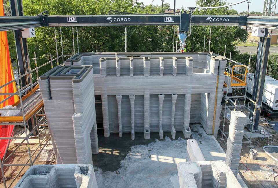 The first 3D-printed, two-story concrete home in the U.S.