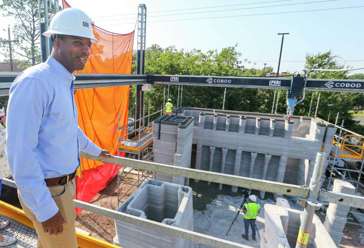 The first 3D-printed, two-story concrete home in the U.S.