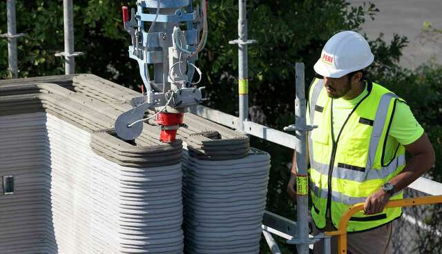 The first 3D-printed, two-story concrete home in the U.S.