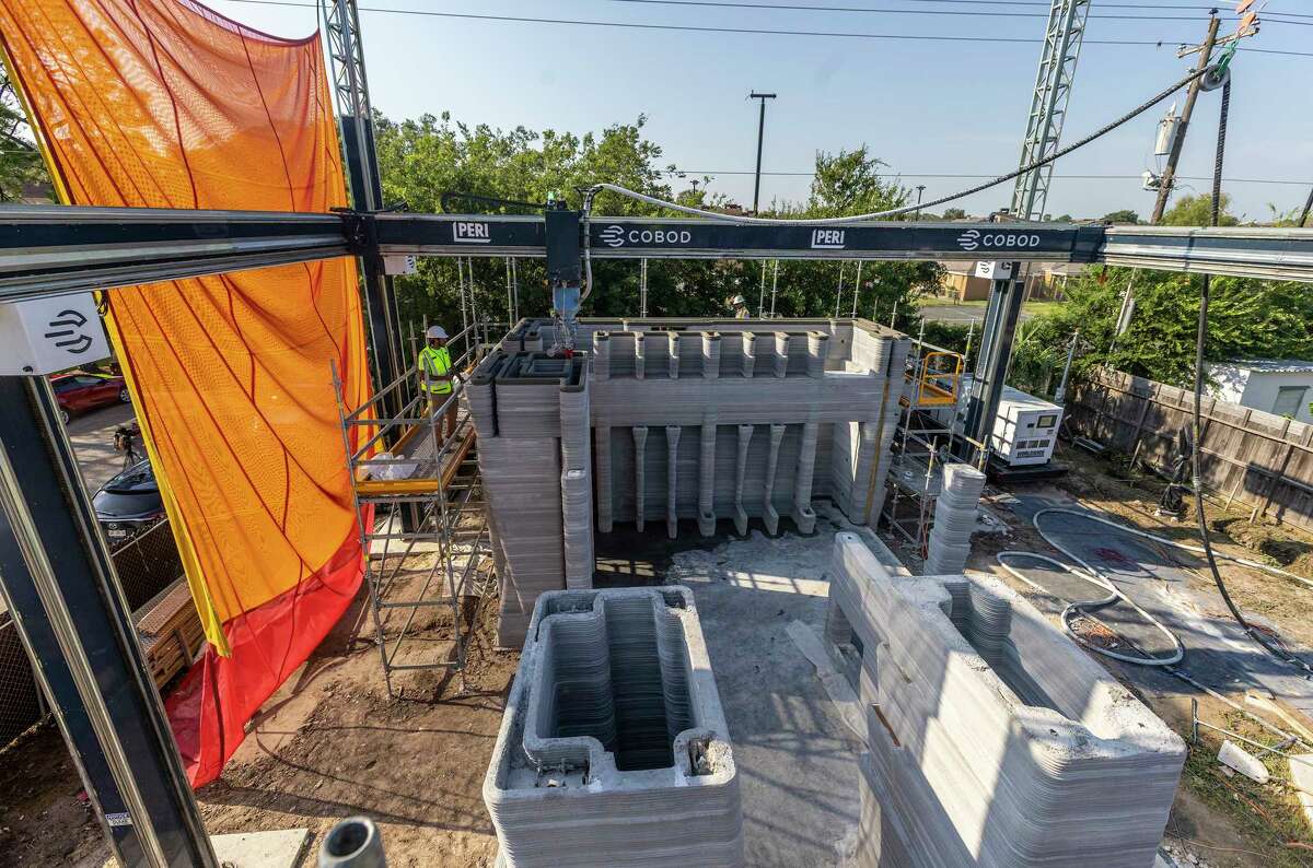The first 3D-printed, two-story concrete home in the U.S.
