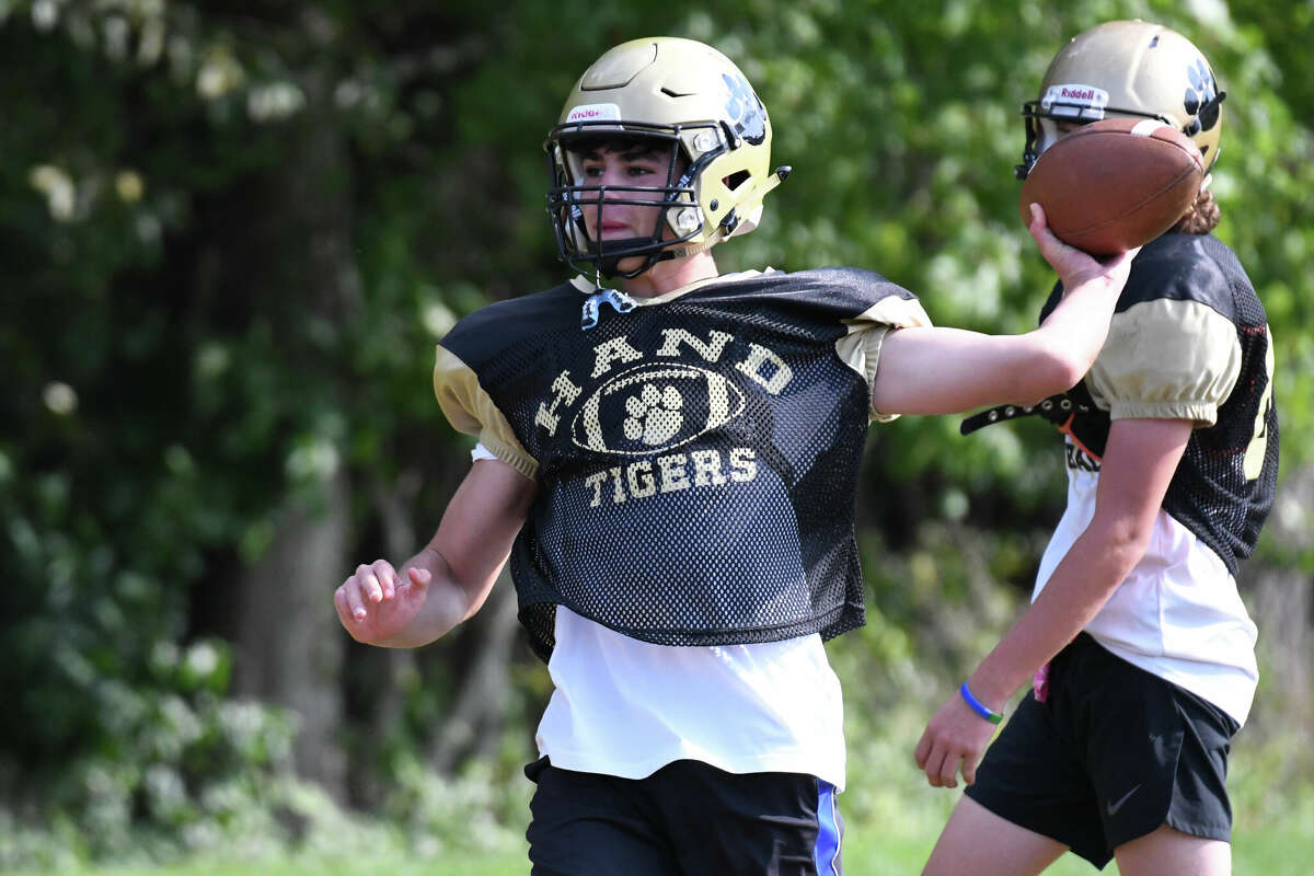 Hand football players working to replace CT all-state stars