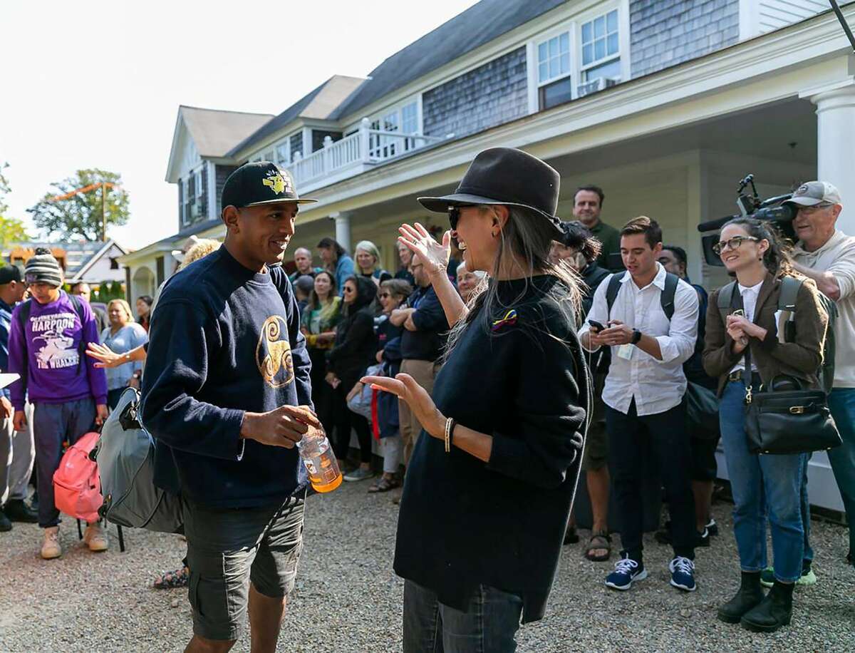 Migrants sent to Martha’s Vineyard were flown out of San Antonio