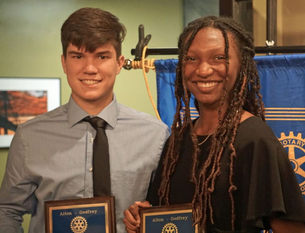 Carter, Stephens honored by Rotary