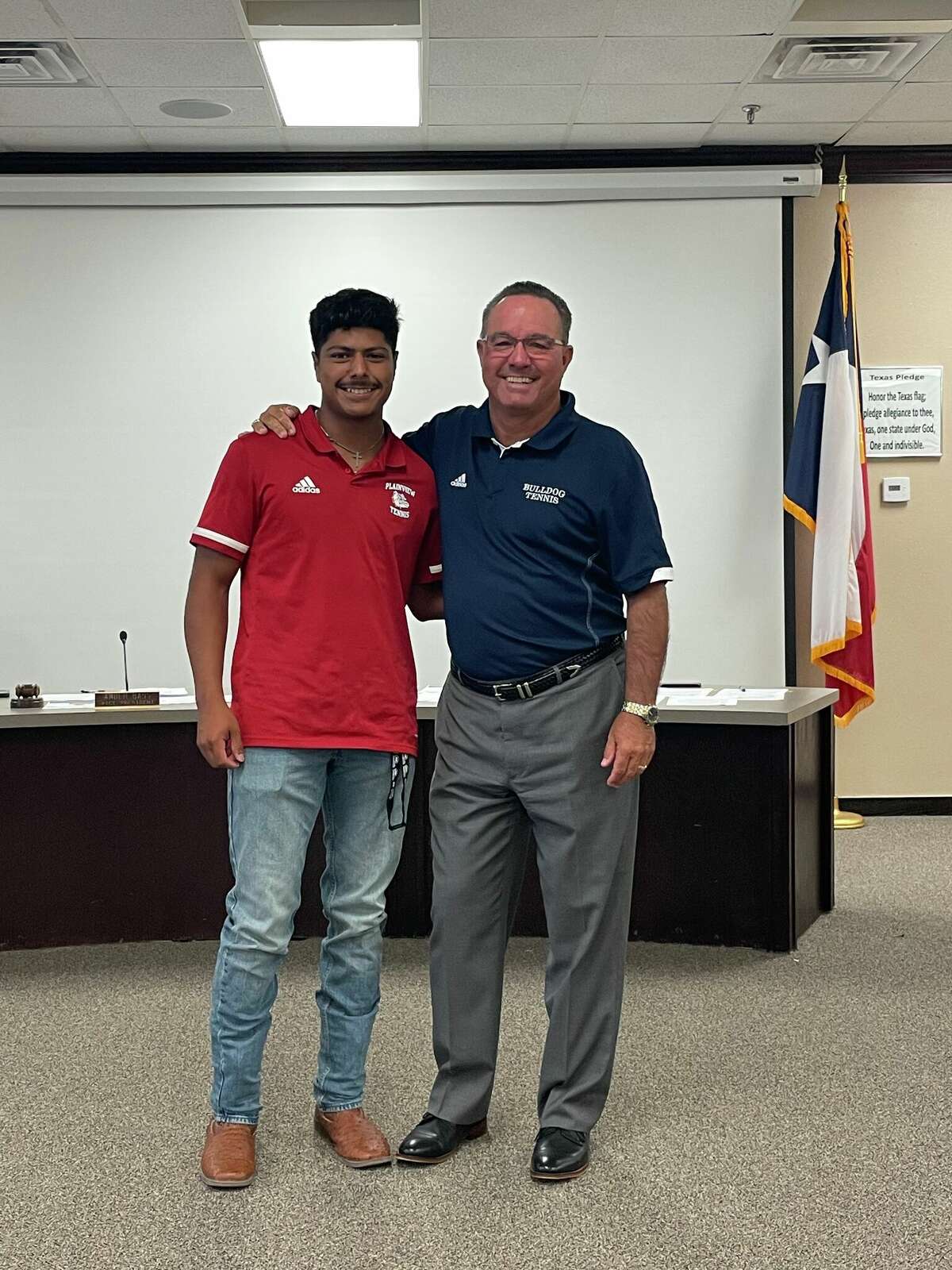 Fall sports captains recognized at school board meeting