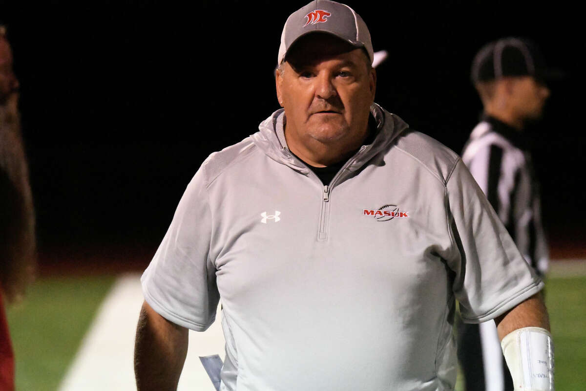 Masuk football coach Steve Christy discusses how team inspires him.