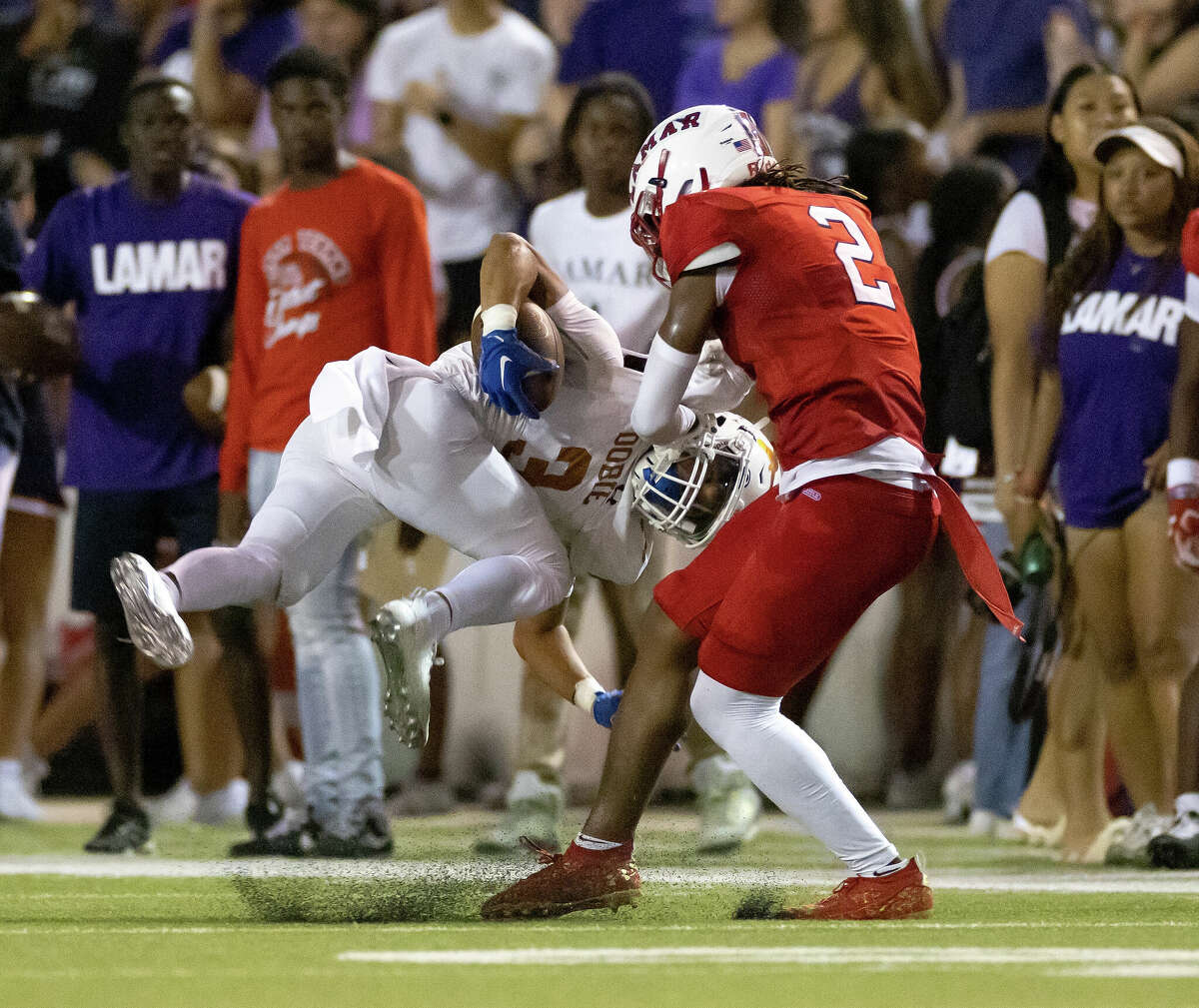 Lamar Texans rout Dobie Longhorns, cap nondistrict schedule