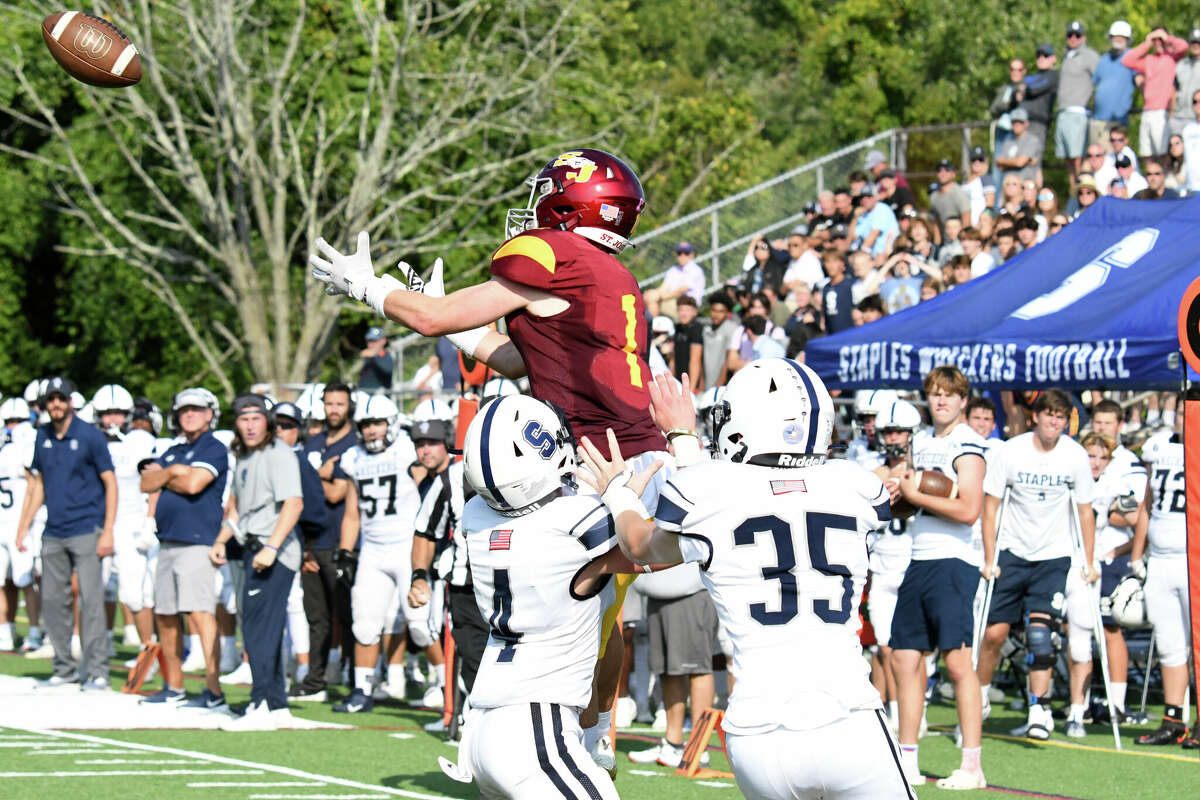 St. Joseph pulled away for a 42-21 FCIAC win over Staples