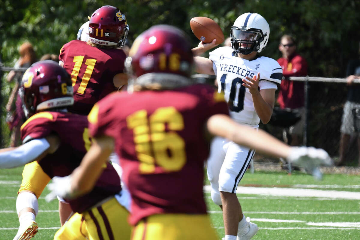 St. Joseph pulled away for a 42-21 FCIAC win over Staples