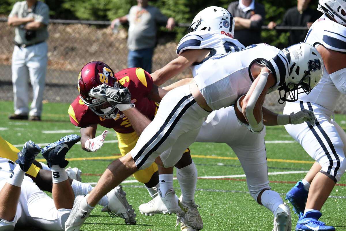 St. Joseph pulled away for a 42-21 FCIAC win over Staples