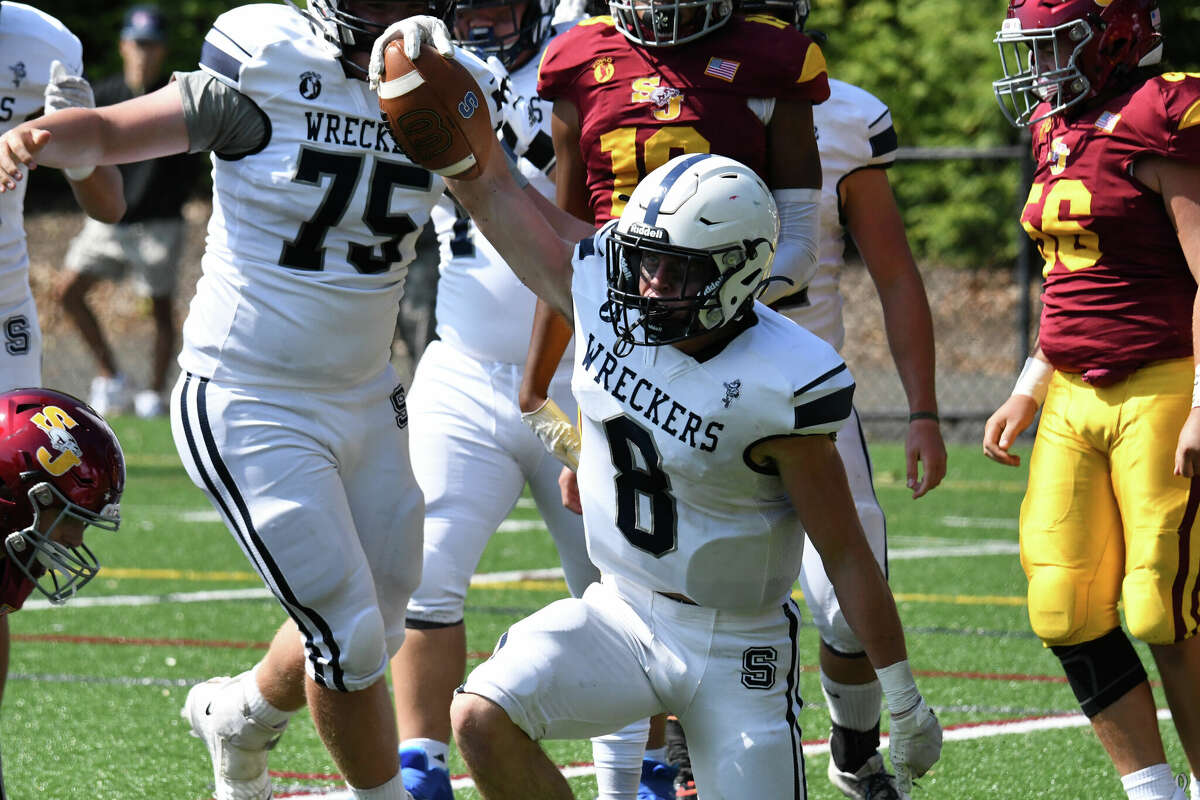 St. Joseph pulled away for a 42-21 FCIAC win over Staples