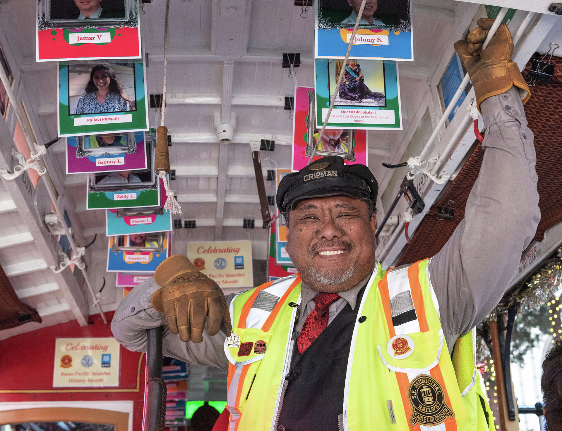SF cable car operator delighted to be 'bad guy' as Hallmark films in city