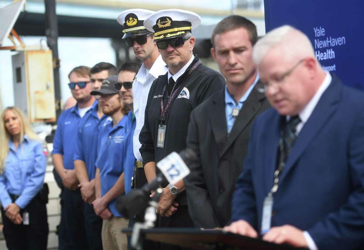 Bridgeport Hospital holds ceremony for rescuers of ferry passenger who ...