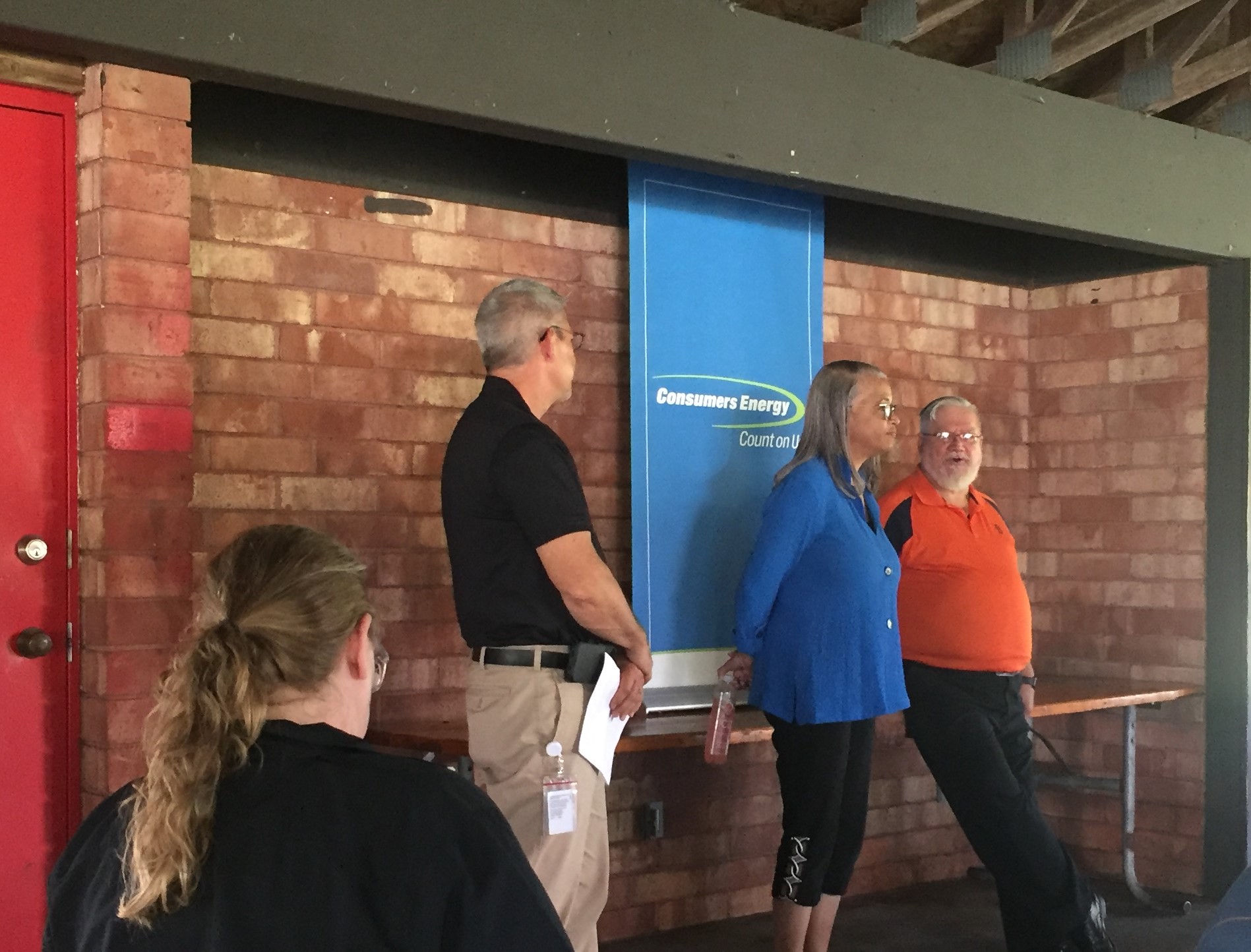 About 30 residents and 10 Consumers Energy officials attended a ...