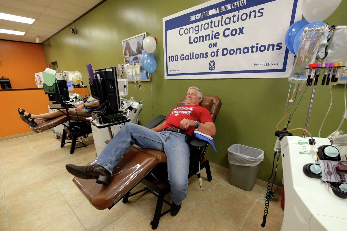 Houston blood donor has given 100 gallons to help others in need
