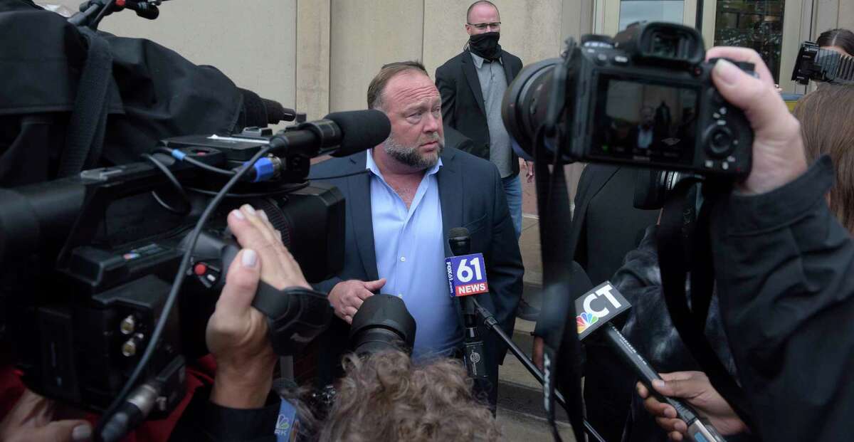 Video of Sandy Hook dad sparks shouting at Alex Jones trial
