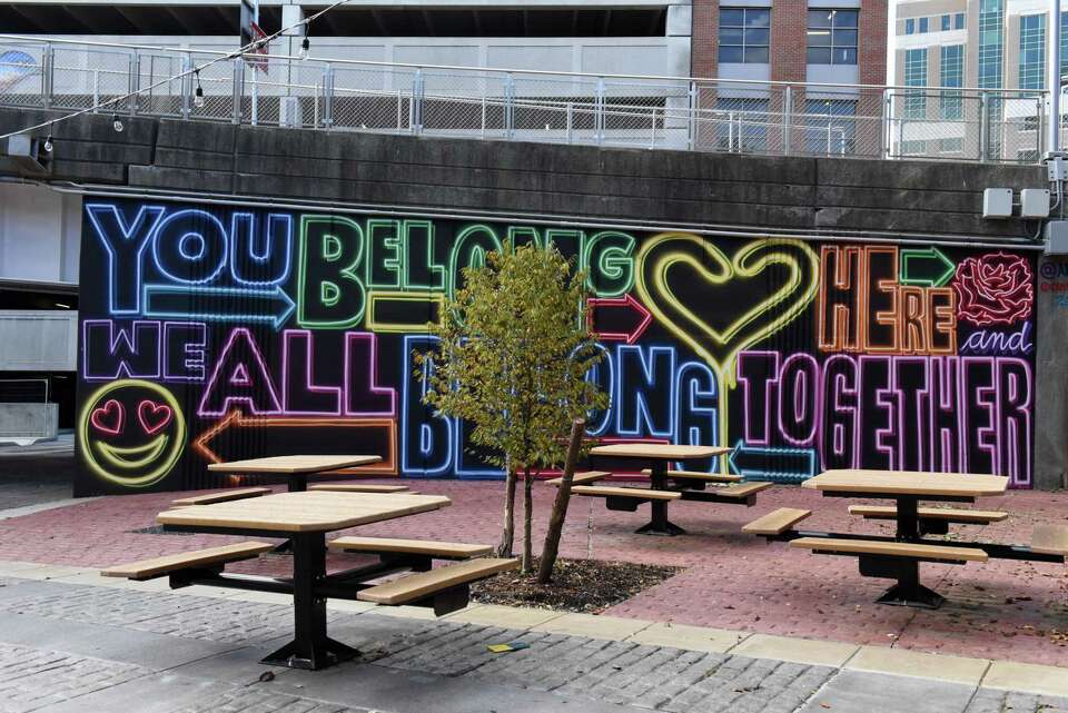 Quackenbush Square renovations complete, new mural unveiled