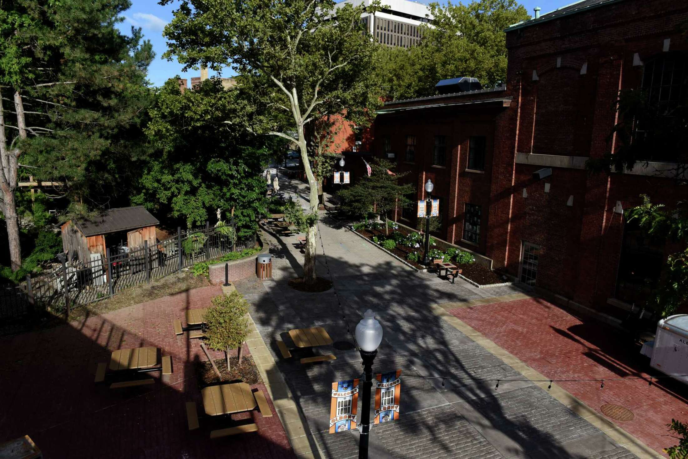 Quackenbush Square renovations complete, new mural unveiled