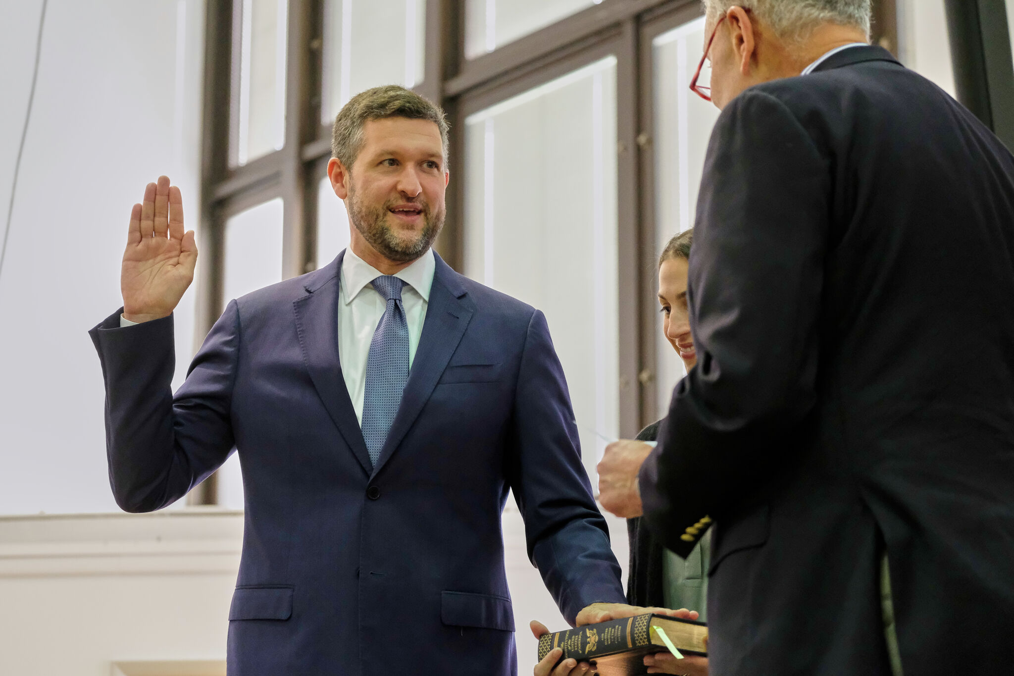 Ryan sworn in at SUNY New Paltz after introducing first bill