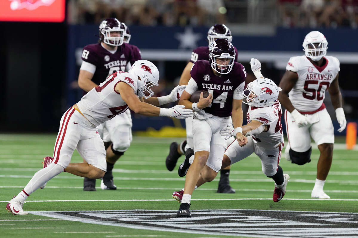 No. 23 Texas A&M Aggies upset No. 10 Arkansas Razorbacks