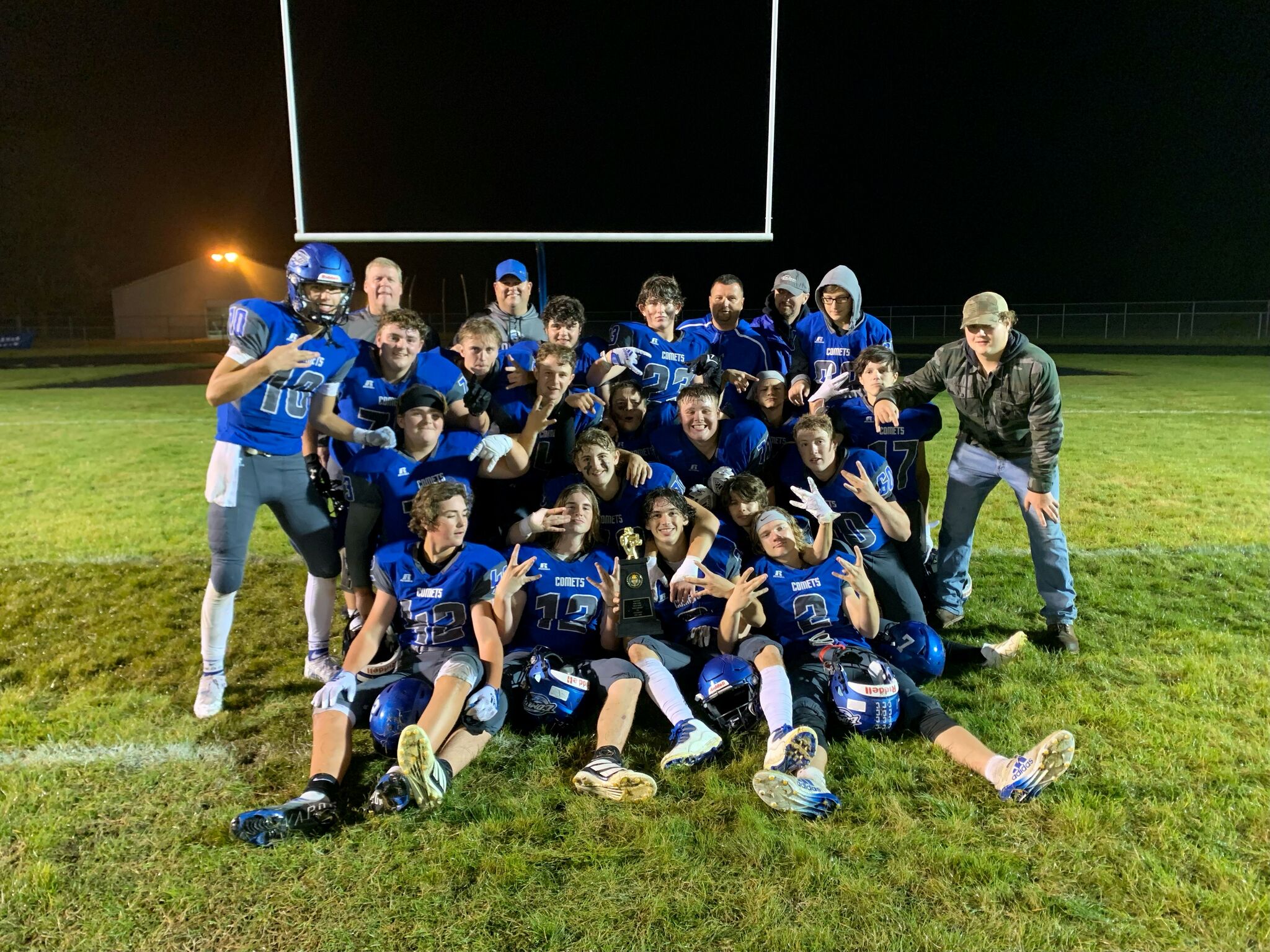 Comets erupt offensively in first win of season