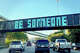Houston's iconic 'Be Someone' graffiti is back over I-45, but smaller