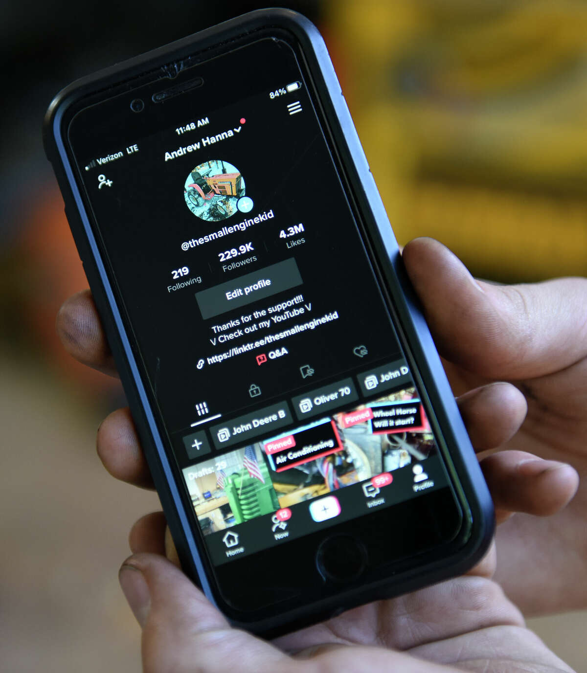 Greenwich teen's love to fix tractors made him a TikTok star