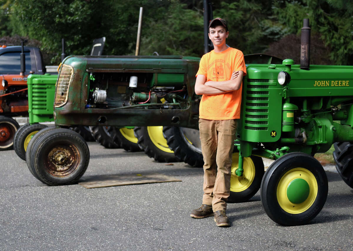 Greenwich teen's love to fix tractors made him a TikTok star