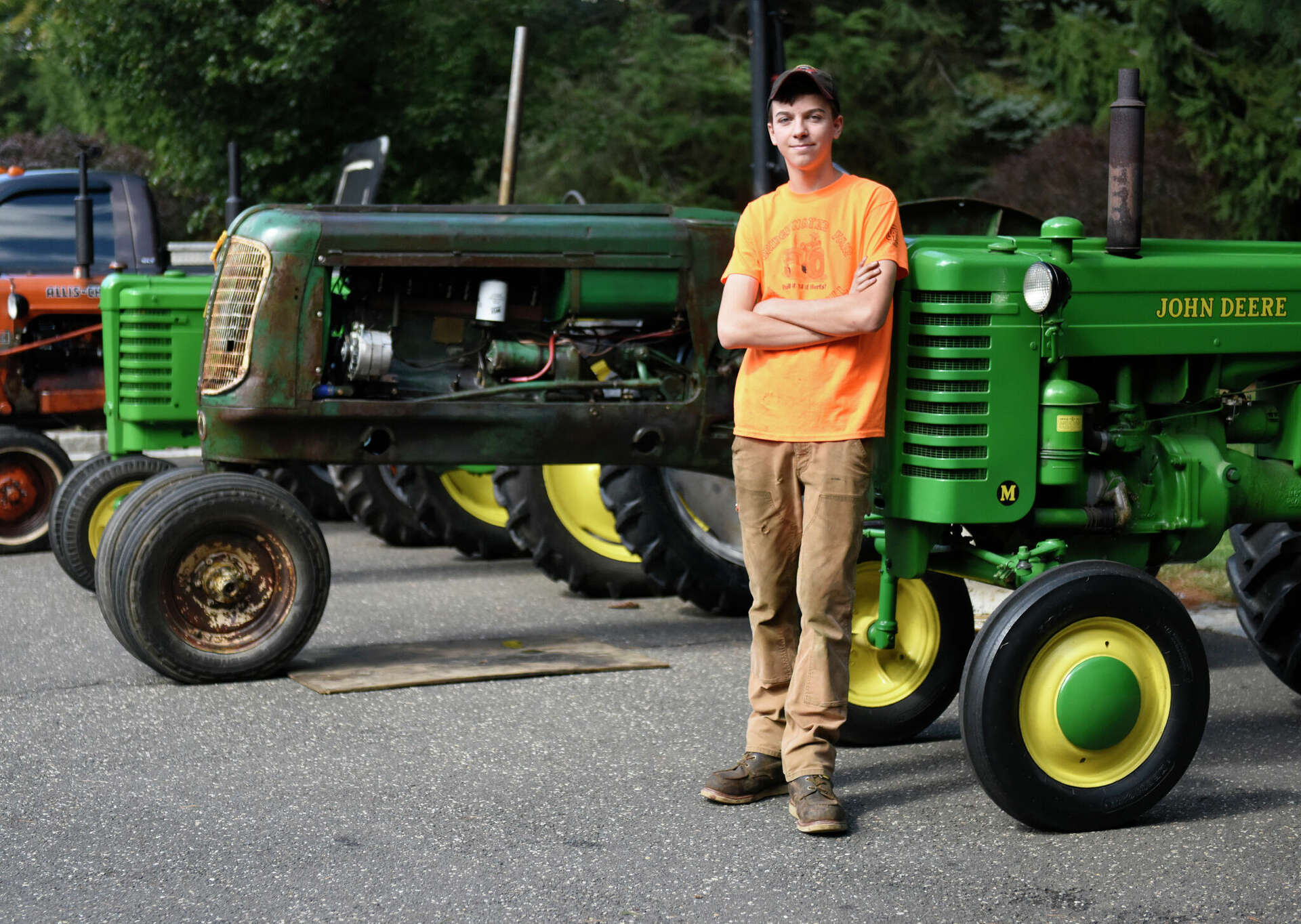 Greenwich teen's love to fix tractors made him a TikTok star