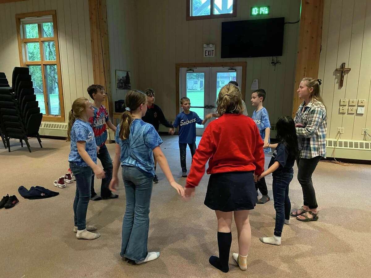 Manistee Catholic Central students visit Onekama camp