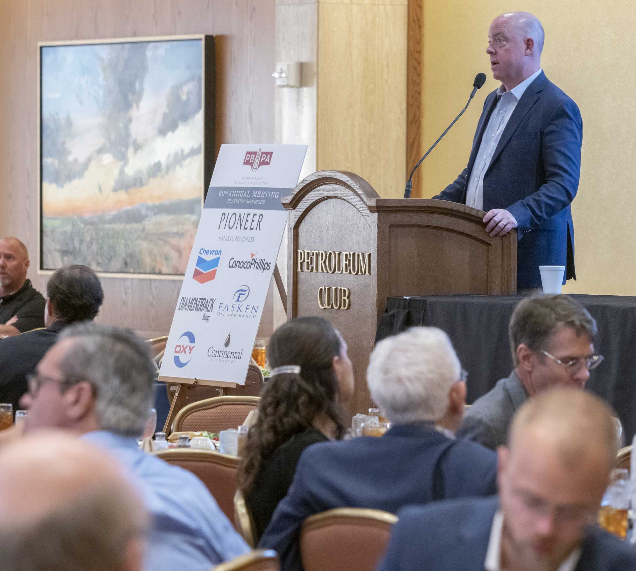 Permian Basin Petroleum Association meeting speaker Colin Fenton ...