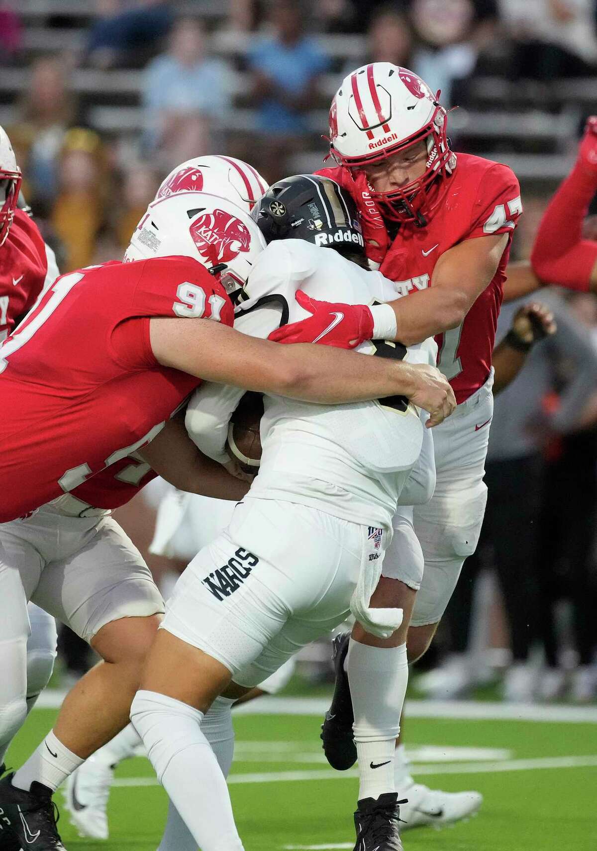 Katy Tigers rout Jordan Warriors to remain undefeated